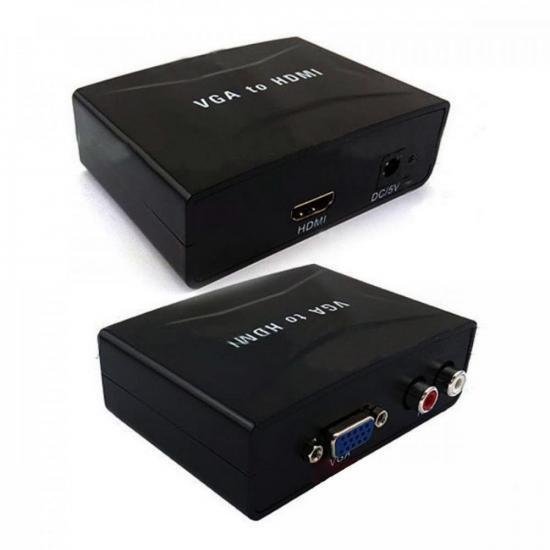 Conversor Vga para HDMI Exbom | MadeiraMadeira