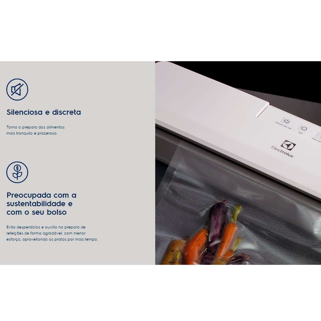 Seladora a Vácuo Electrolux 220V Com 10 Sacos para Vácuo | MadeiraMadeira