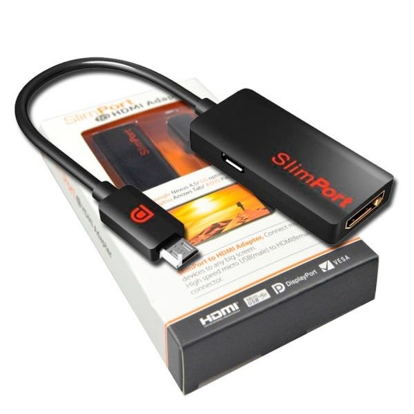 Adaptador Slimport USB para HDMI Displayport Vesa | MadeiraMadeira