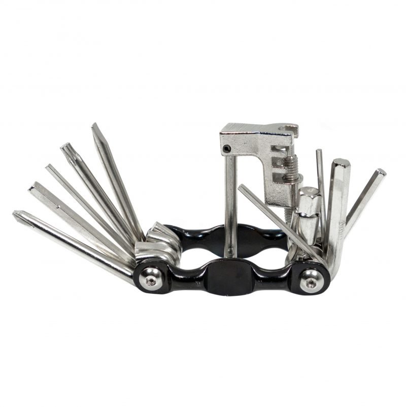 Kit Chave Ferramenta Bike Canivete 12 Funções TSW Extrator Corrente ...