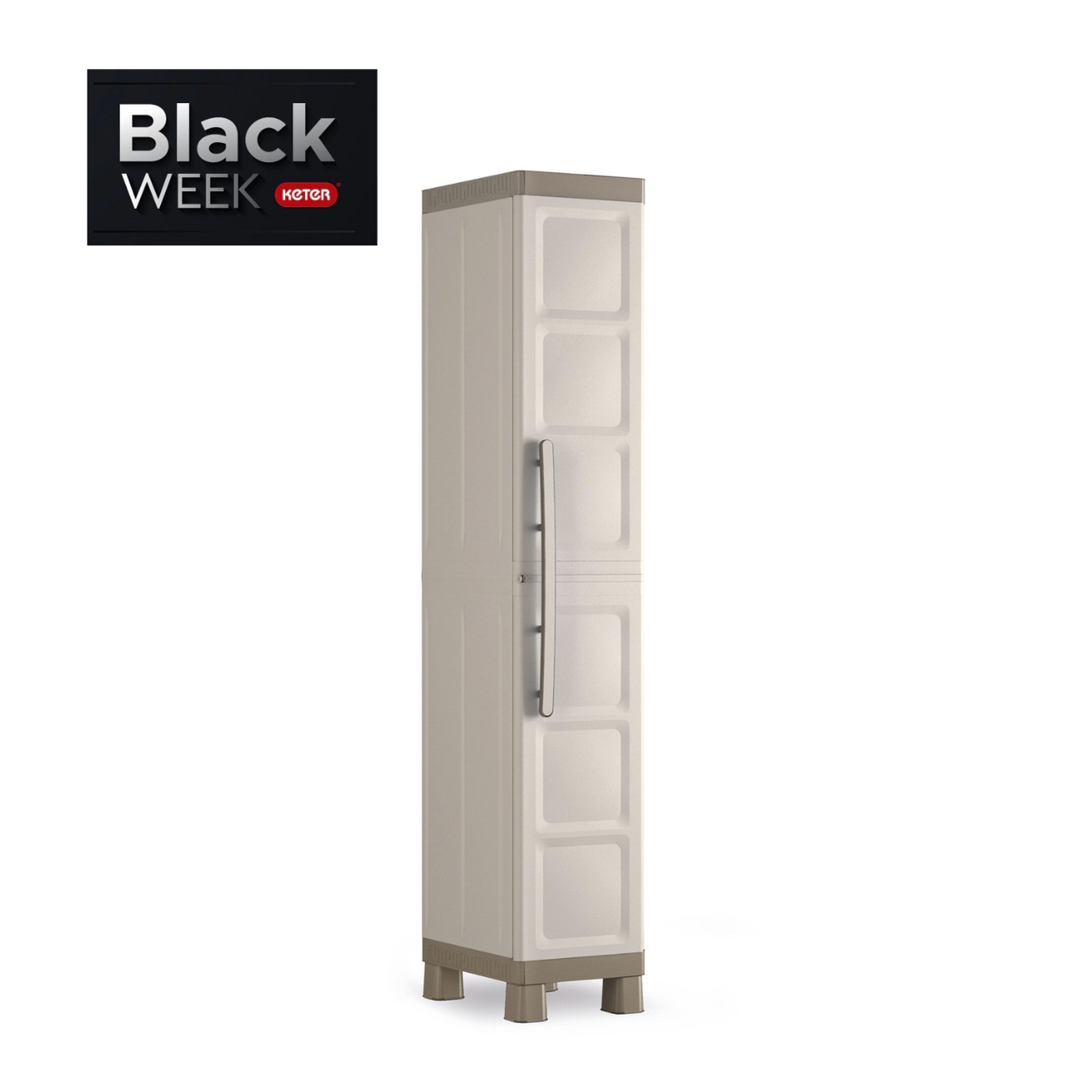 Armário Alto Excellence 1porta Prateleiras Ajustáveis | MadeiraMadeira