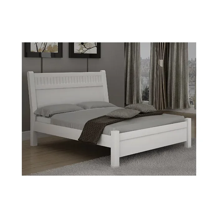 Cama Casal 185 100% Mdf:neve | MadeiraMadeira