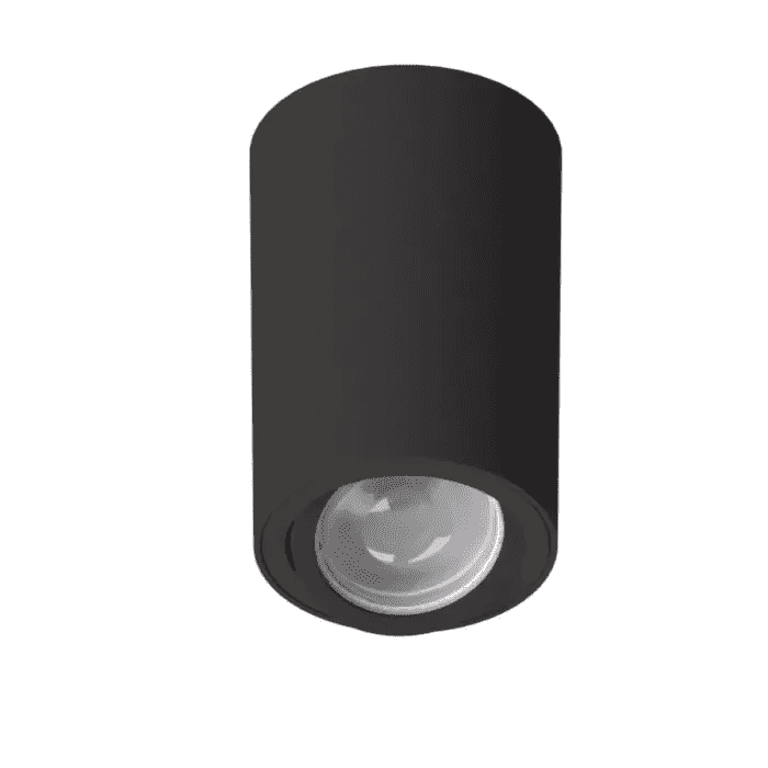 Plafon Tower Redondo Face Plana Dicroica Pt 72x110mm | MadeiraMadeira