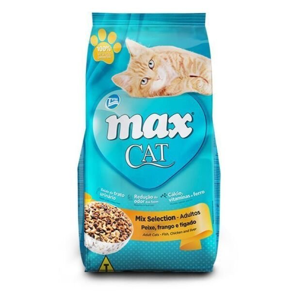 RAÇÃO MAX CAT MIX SELECTION - 20KG | MadeiraMadeira