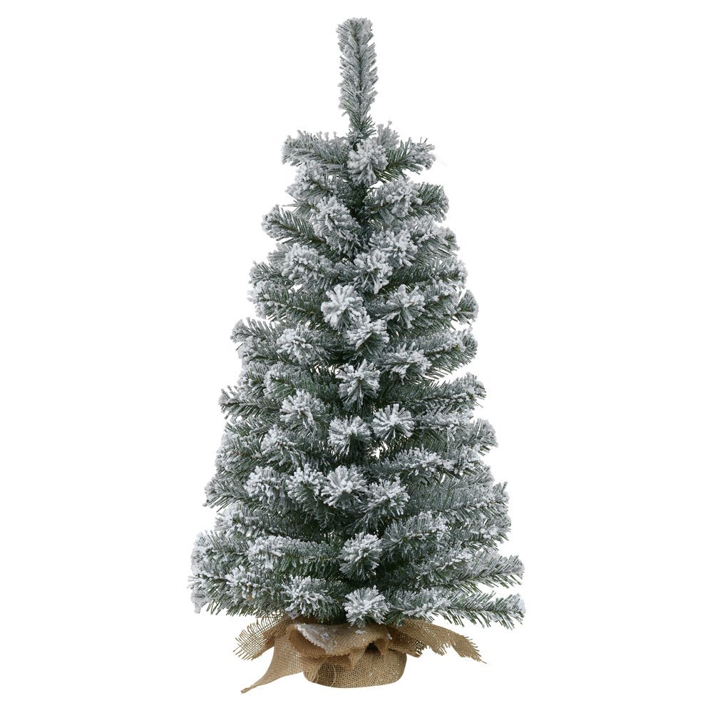 Arvore Natal Nevada com Base Juta com 119 Tips Verde 90cm | MadeiraMadeira