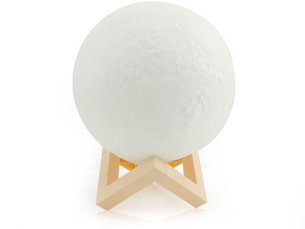 Luminária Abajur 3D Lua Cheia Decoração De Mesa RGB Colorido ...