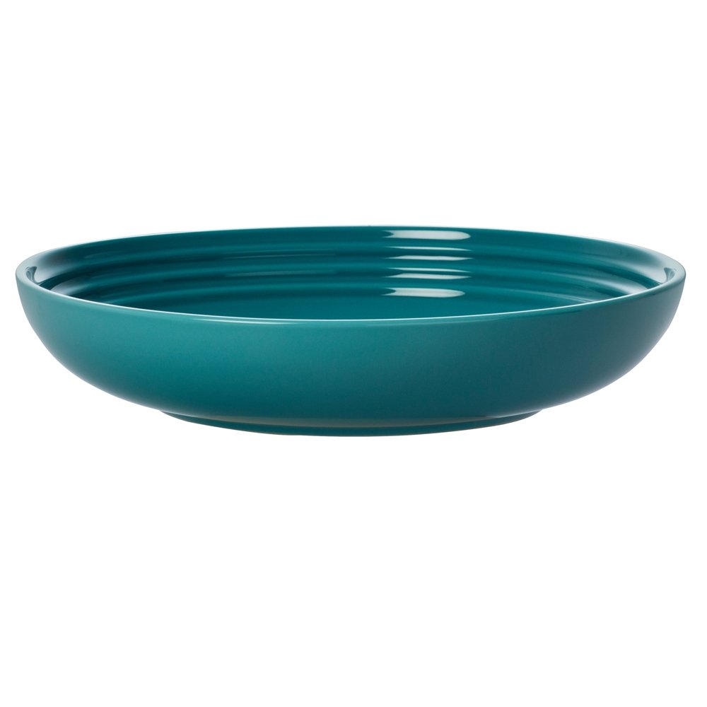 PRATO FUNDO LE CREUSET 25CM AZUL CARIBE 70102251270099 | MadeiraMadeira