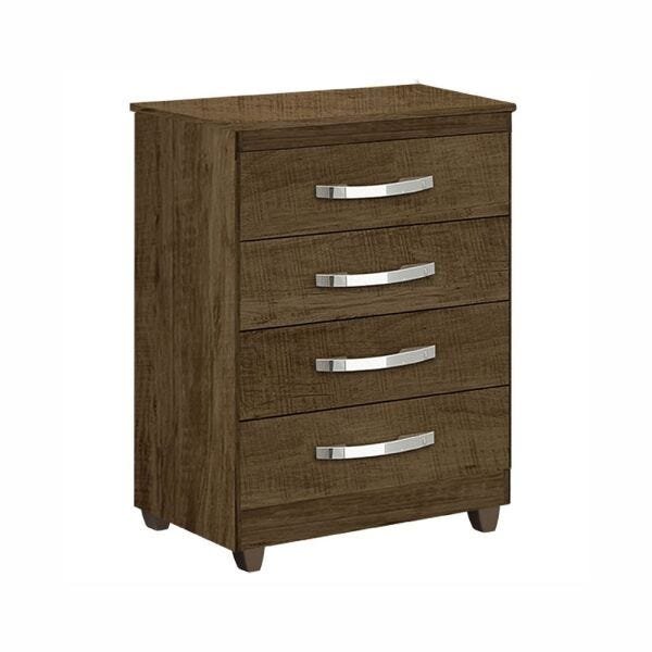 Cômoda 4 Gavetas Lisboa Wengue Naturale Imop Cestaplus | MadeiraMadeira