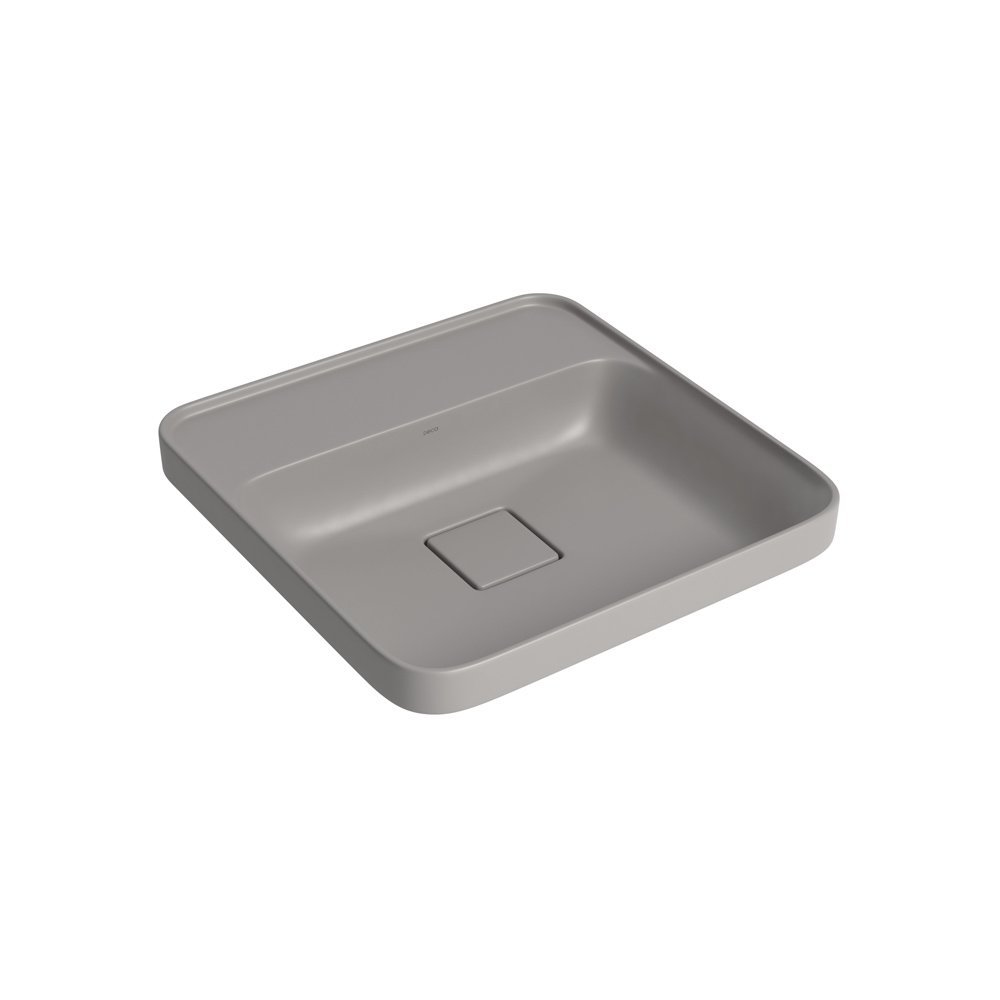 Cuba De Sobrepor Deca Slim 40X40 L.21040.M.85 Quadrada Com Mesa Soft ...