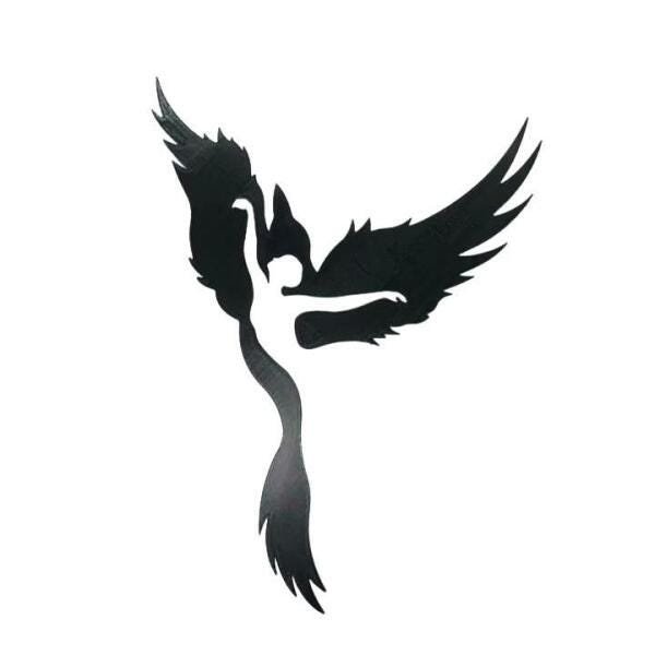 Decoração De Parede Bailarina Cisne Negro Bugingaria | MadeiraMadeira