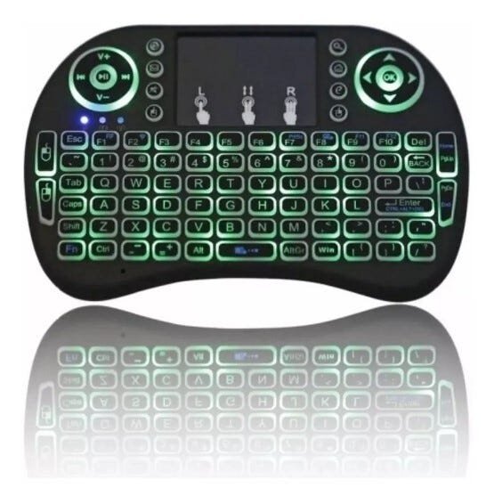 Mini Teclado e Controle Remoto Touchpad para TV PC e Games | MadeiraMadeira