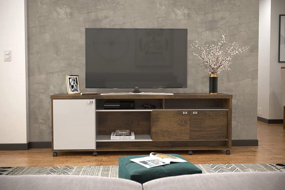 Bancada Dallas Canela/Off White - Lukaliam | MadeiraMadeira