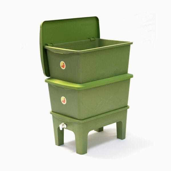 Composteira Doméstica Humi - Verde | MadeiraMadeira