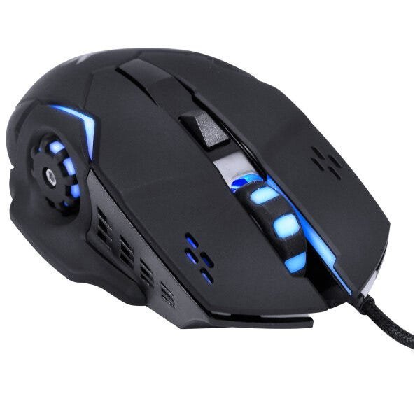 MOUSE GAMER VX GAMING GALATICA 2400 DPI LED AZUL | MadeiraMadeira