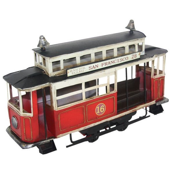 BONDE 32CM MINIATURA METAL VINTAGE RETRO DECORATIVA | MadeiraMadeira