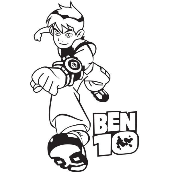 Adesivo de Parede Ben 10 - Azul | MadeiraMadeira