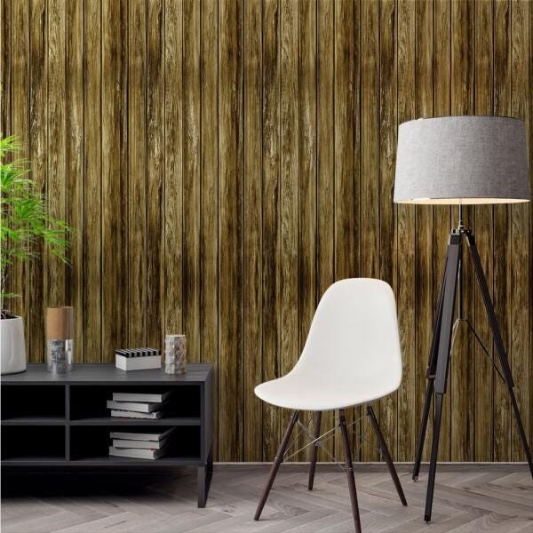 Papel de Parede Madeira Rústica com 3 Metros | MadeiraMadeira