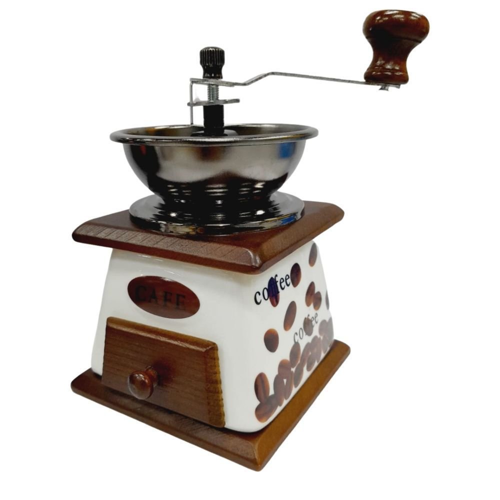Mini Moedor de Café Manual com Depósito N248907-7 - Quanhe | MadeiraMadeira