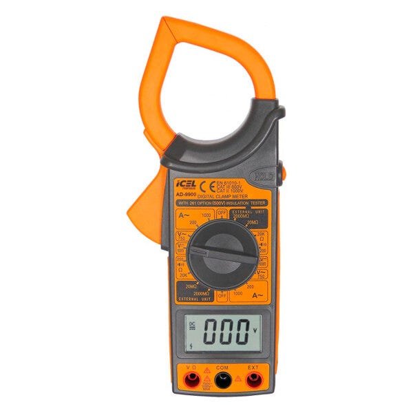 ALICATE AMPERÍMETRO DIGITAL AC CAT III AD-9900 | MadeiraMadeira