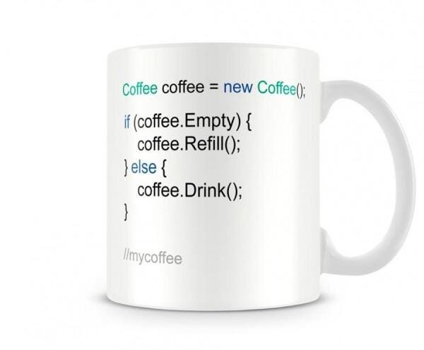 Caneca Linguagem Java Class | MadeiraMadeira