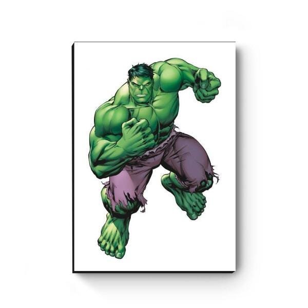 Quadro decorativo MDF Marvel Hulk | MadeiraMadeira