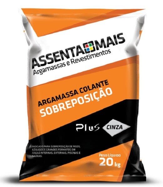 ARGAMASSA PISO SOBRE PISO 20KG - ASSENTAMAIS | MadeiraMadeira