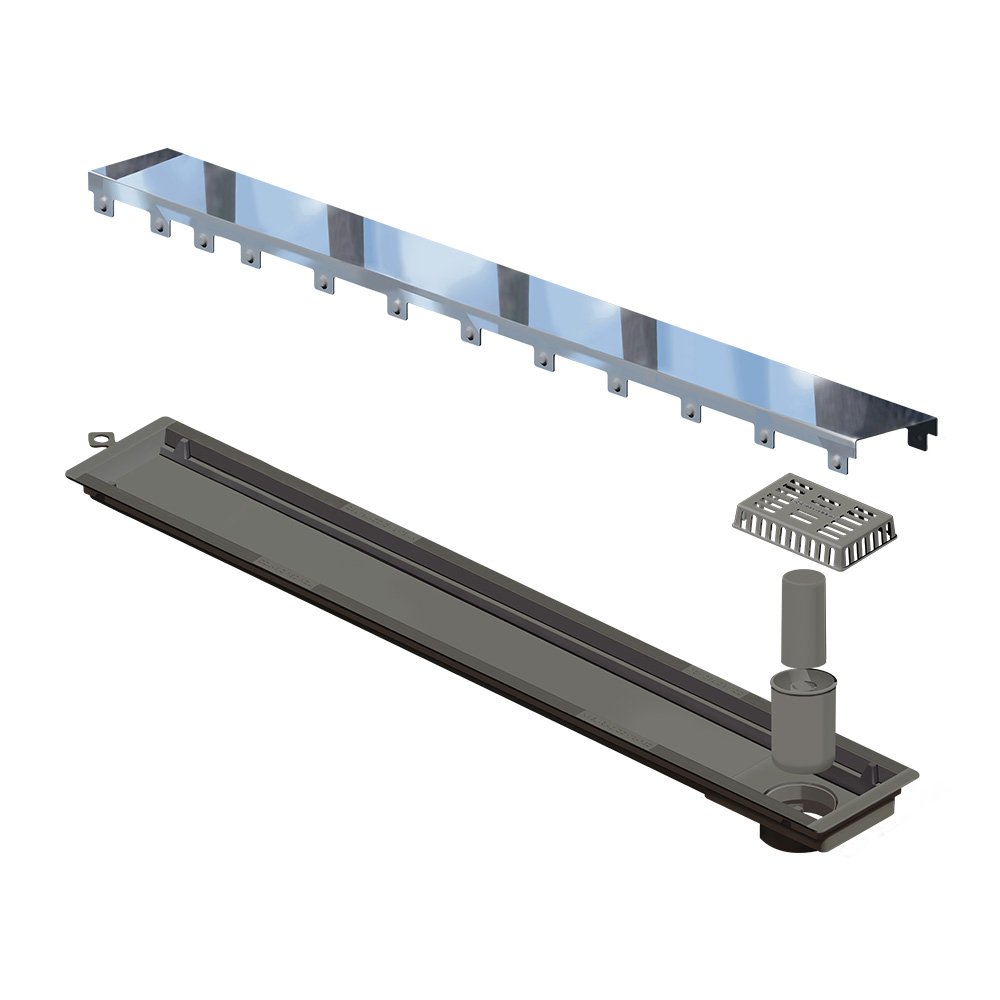 Ralo Linear Novii Sifonado 4238 75cm Saída na Extremidade com Tampa ...