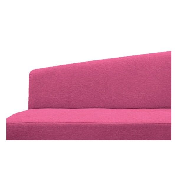 Recamier Divã Valéria 185cm Lado Esquerdo Corano Pink | MadeiraMadeira