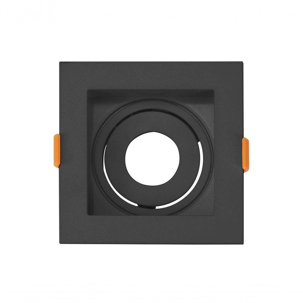 Mini Spot De Embutir Recuado Quadrado Led 3,5w Dimerizável Cor Branco ...