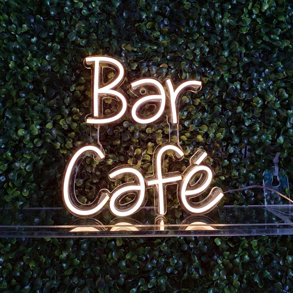 Letreiro Neon Led - Bar Café Hutz | MadeiraMadeira