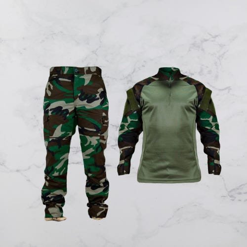 Conjunto Tático - Airsoft Paintball VARIAS CORES - Preto - 44 ...