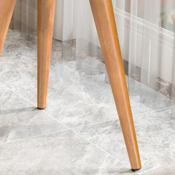 Conjunto de Mesa Apoio Lateral Redonda Pés Palito Classic - Cinza ...