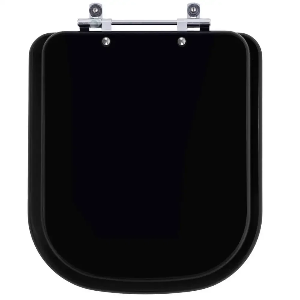 Assento Sanitário Debba Onix (Preto Fosco) para vaso Roca | MadeiraMadeira