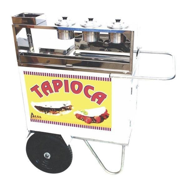 Carrinho de Tapioca Alsa Completo com Rodas Pneumáticas CTP ...