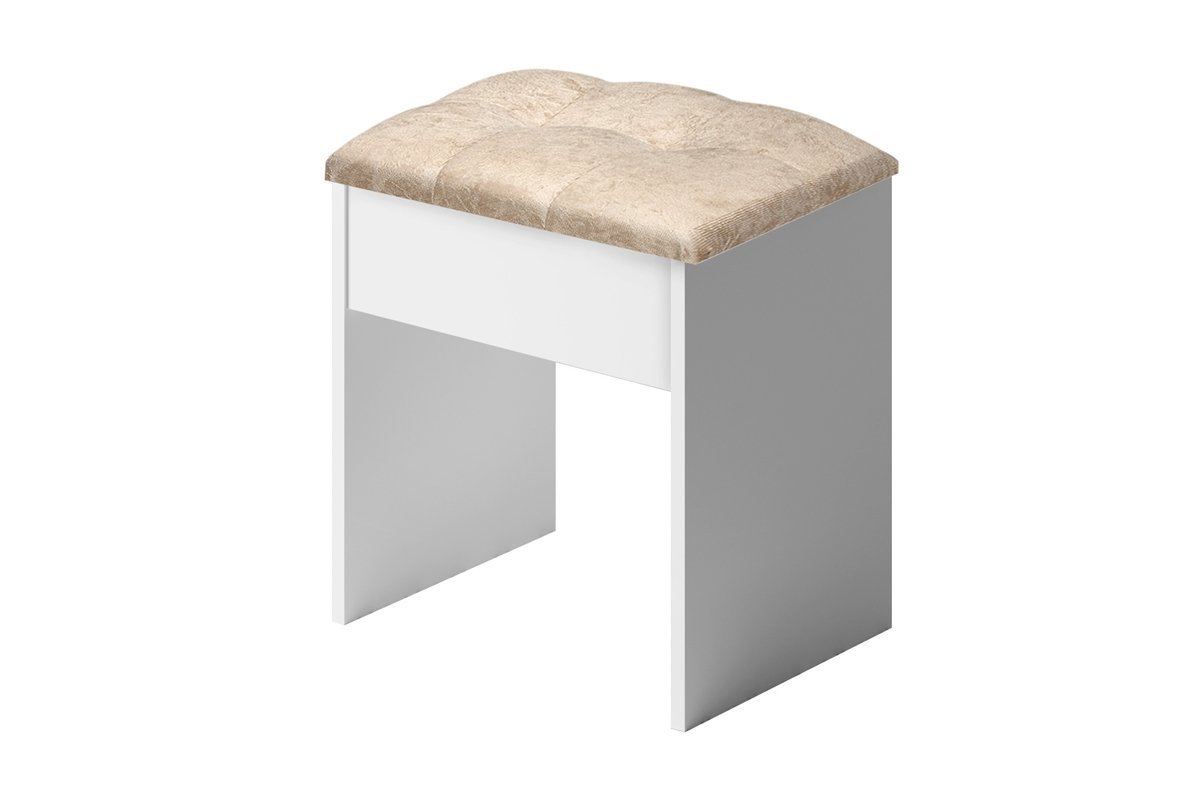 Banqueta Camarim Plus Branco Acetinado – Potente Móveis | MadeiraMadeira