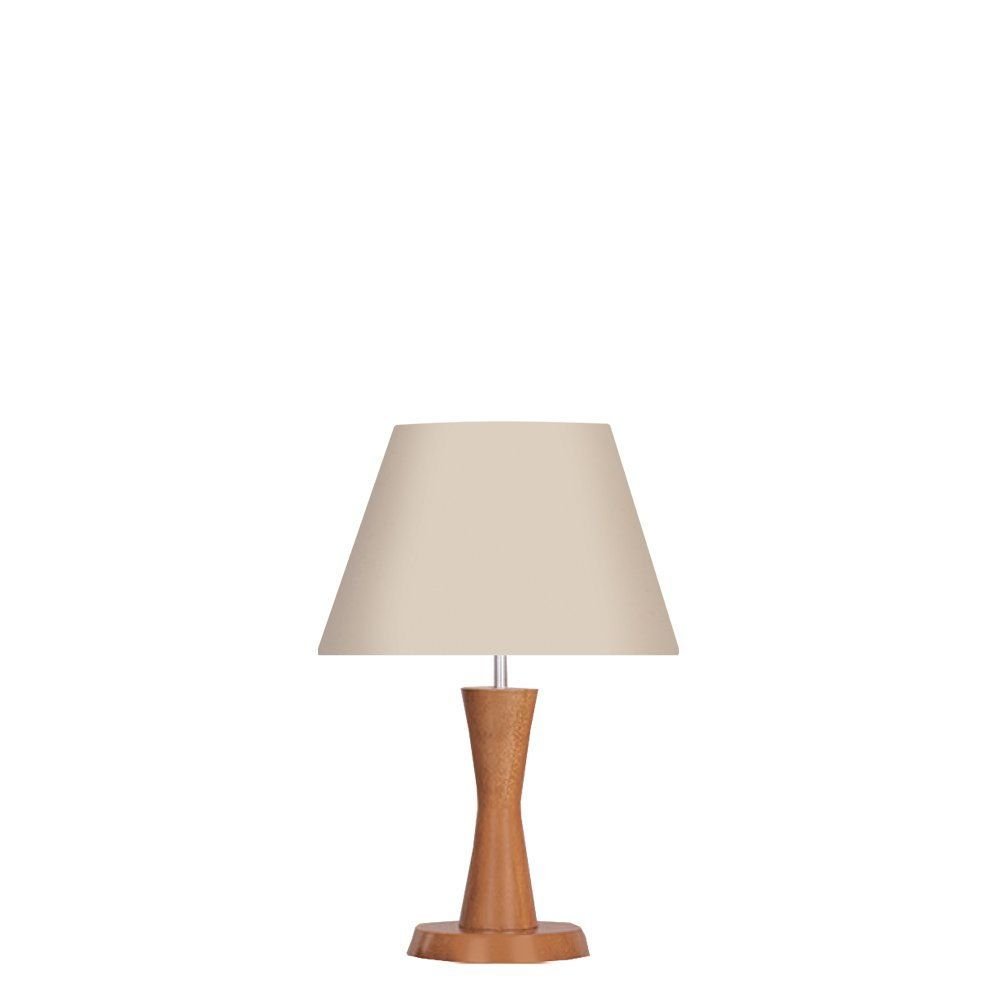 Abajur Ar Art. para Decoração Tradicional Imbuia Cup Tec Bege Ref 412 ...