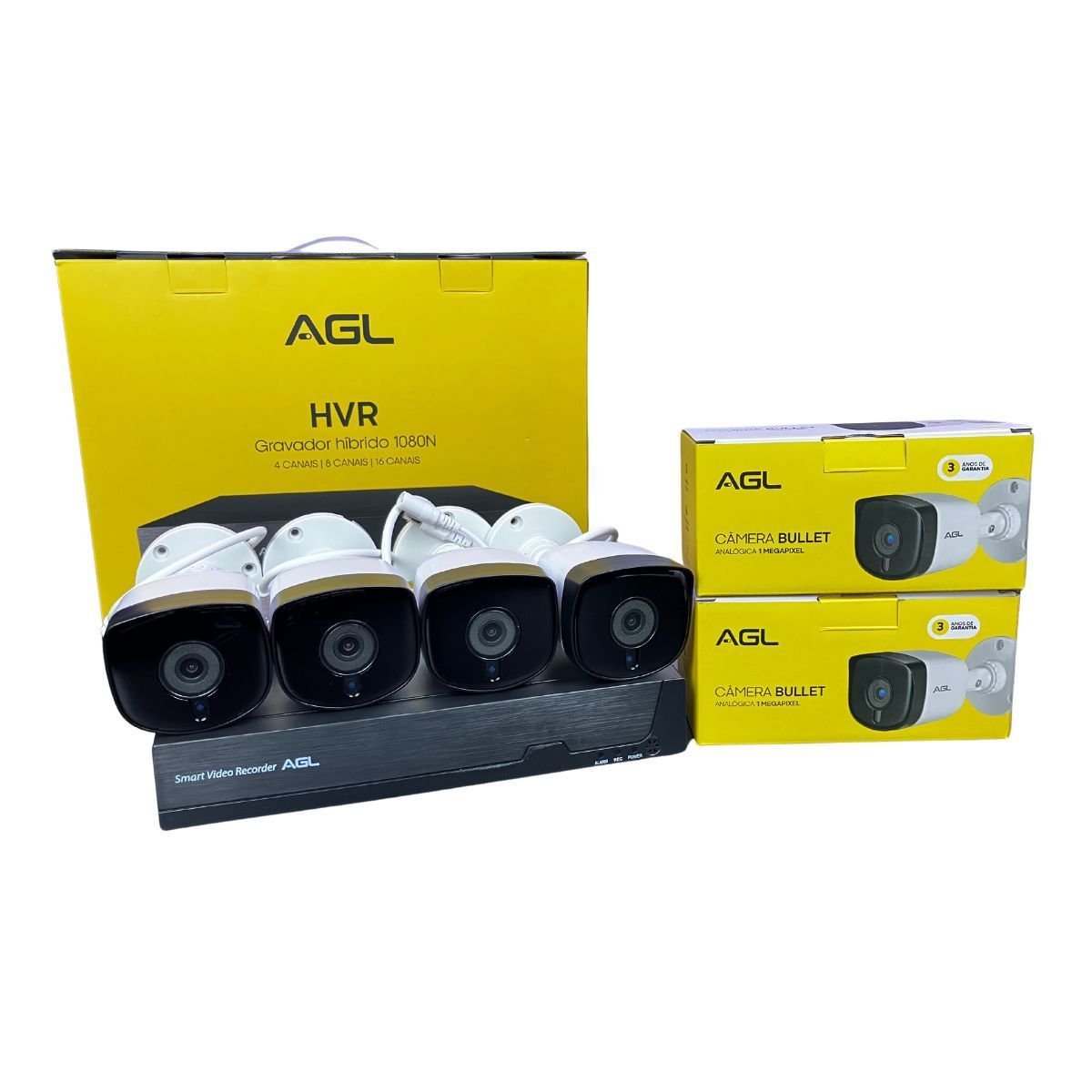 Kit Segurança Cftv Agl Camera e Dvr | MadeiraMadeira