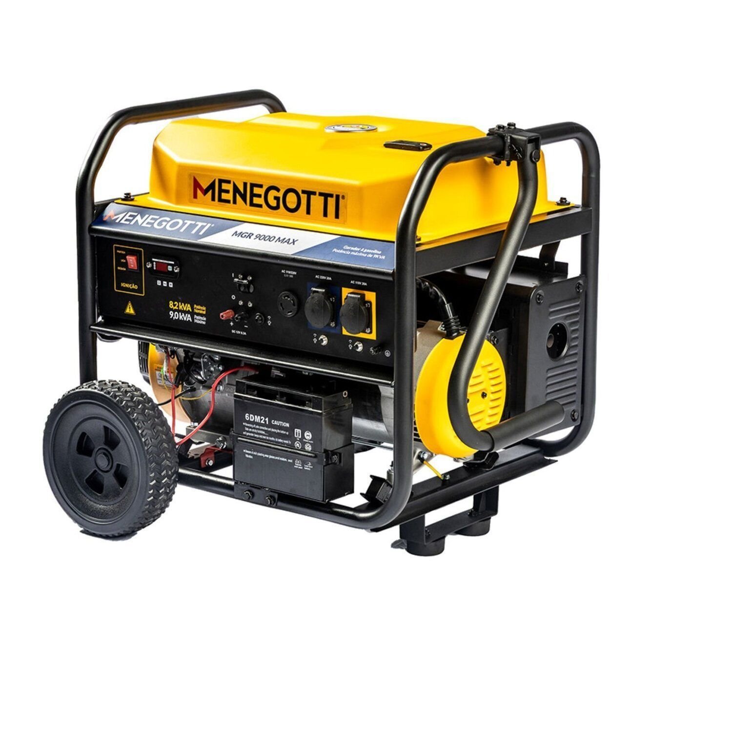 Gerador Mgr 9000 Max Mono 110/220v 9kva com Motor Gasolina | MadeiraMadeira