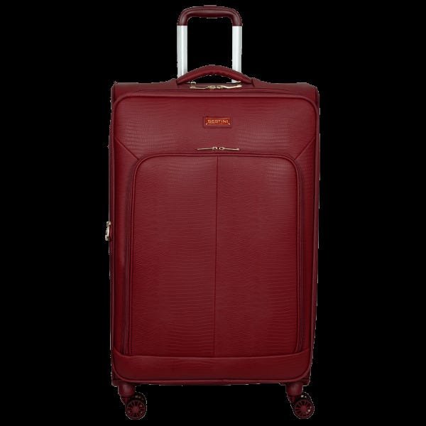 Mala Grande 360° Croco 3T Vinho | MadeiraMadeira