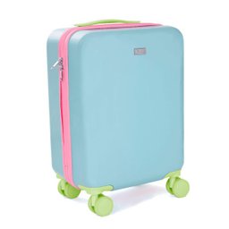 Mala com Adesivos Verde Água | MadeiraMadeira