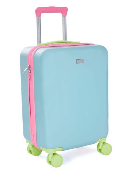 Mala com Adesivos Verde Água | MadeiraMadeira