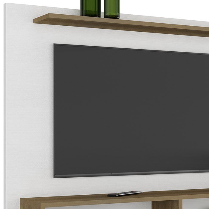 Painel Para TV 42 Polegadas PN2204 Branco Avela HEC | MadeiraMadeira