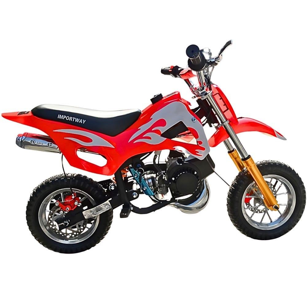 Mini Moto Cross a Gasolina 49cc - Vermelho Importway-vermelho ...