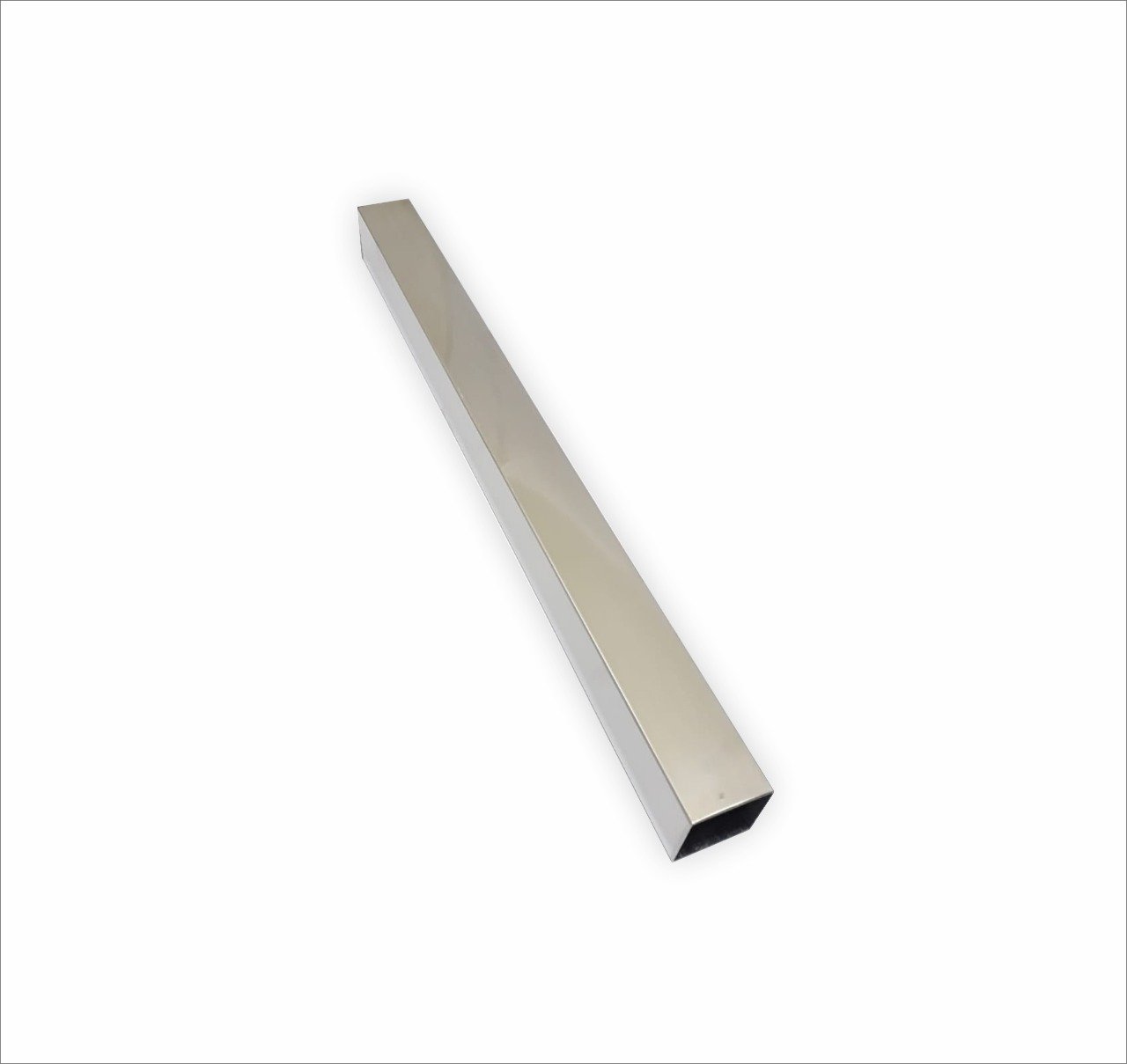 Tubo Inox Quadrado 75x75 Polido - 1,5m | MadeiraMadeira