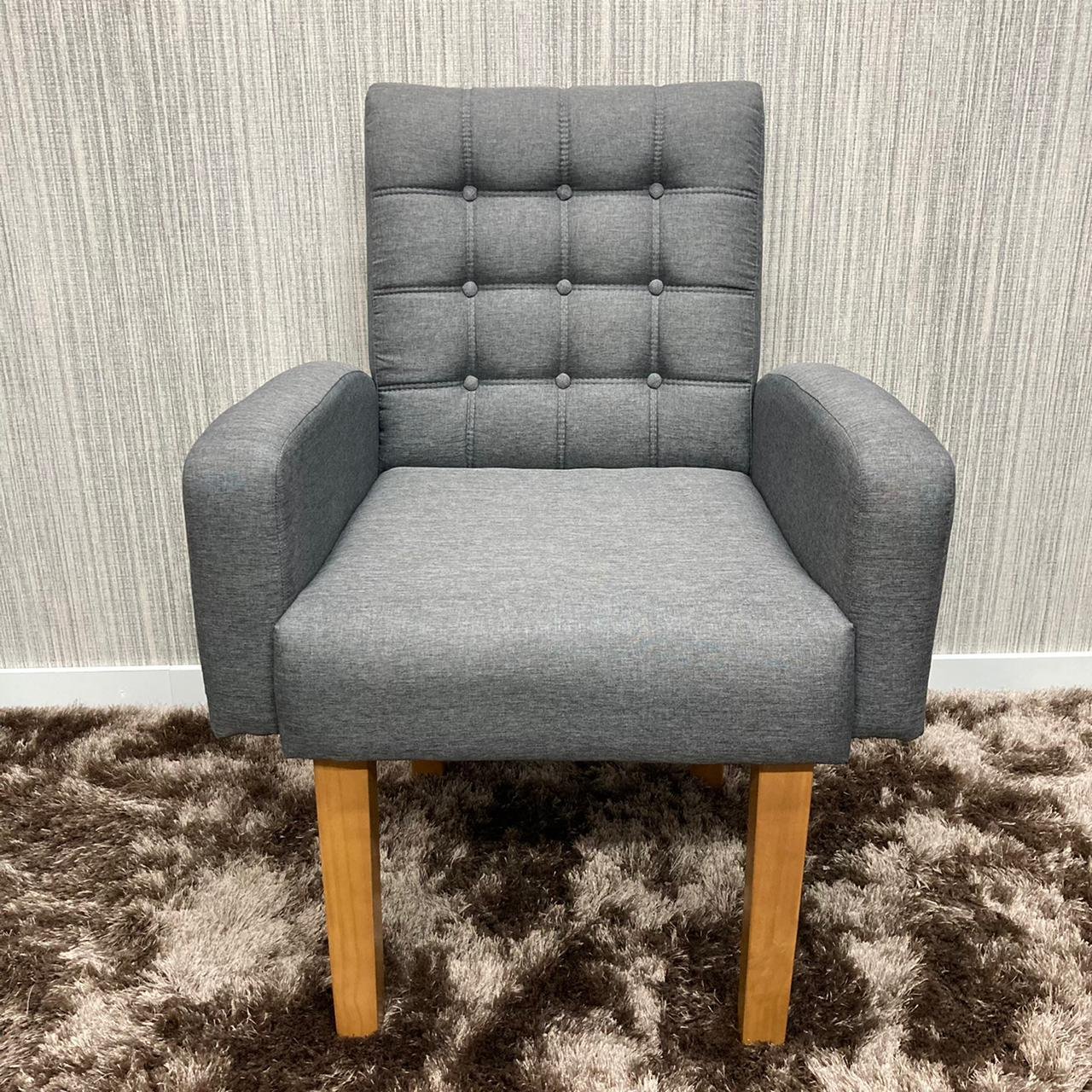 Poltrona Joy D'confort Design Suede Azul A65 | MadeiraMadeira