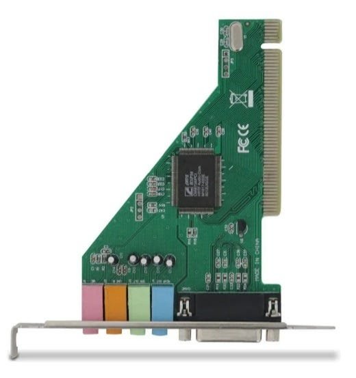 Placa de Som Pci 4.1 Acute Áudio de 3.1 e 5.1 Canais | MadeiraMadeira