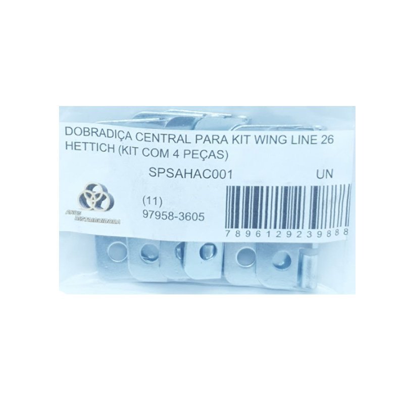 Dobradiça Central Para Kit Wing Line 770 (Wing Line L) Hettich (Kit Com ...