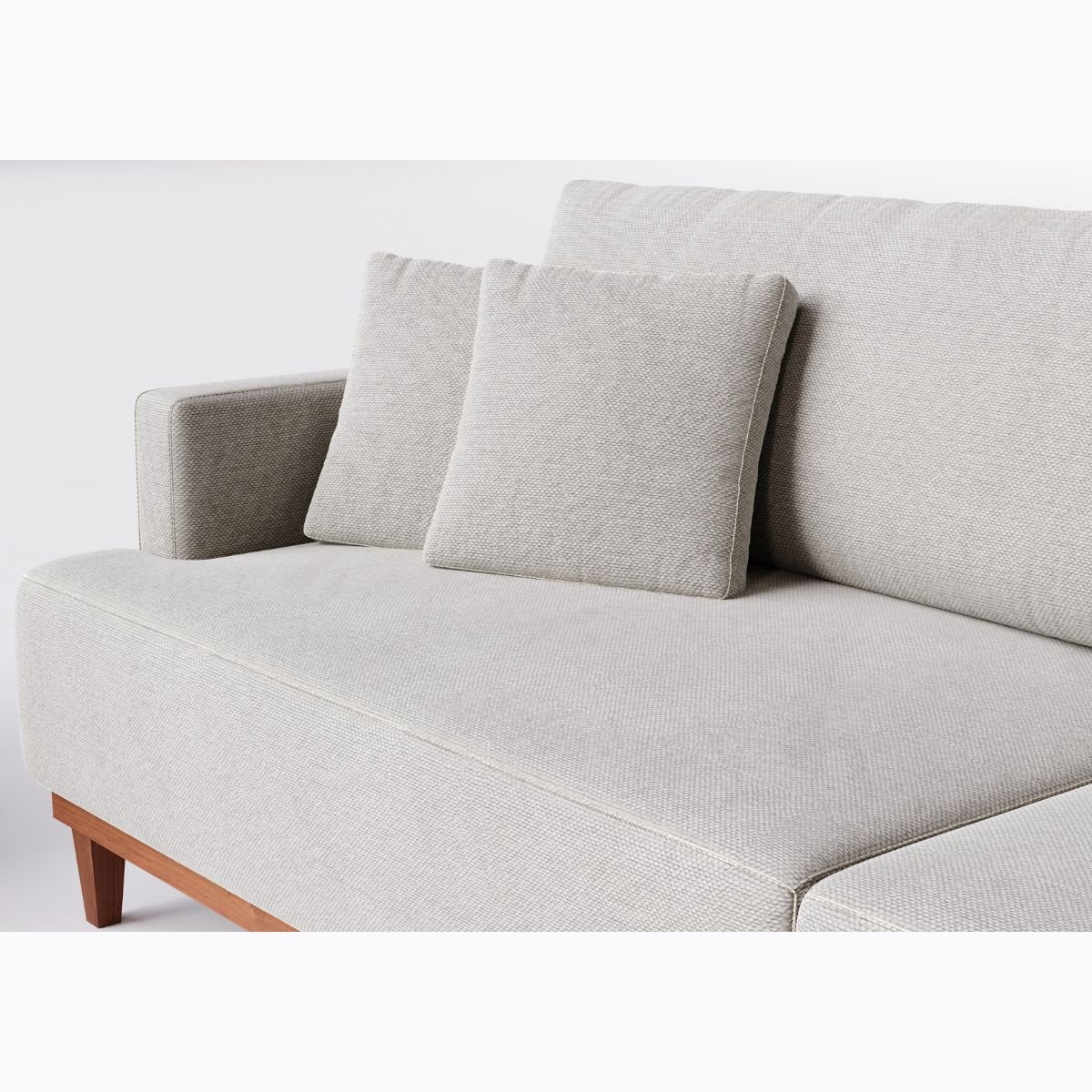 Sofá Doha 1,78m em Linho Safira Off White - Home Mobily | MadeiraMadeira