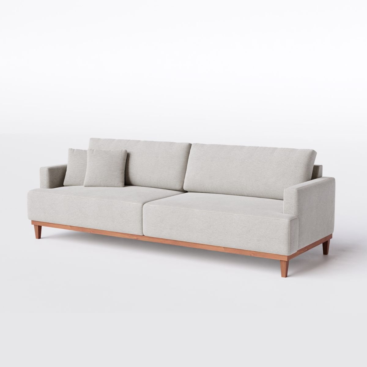 Sofá Doha 1,78m em Linho Safira Off White - Home Mobily | MadeiraMadeira