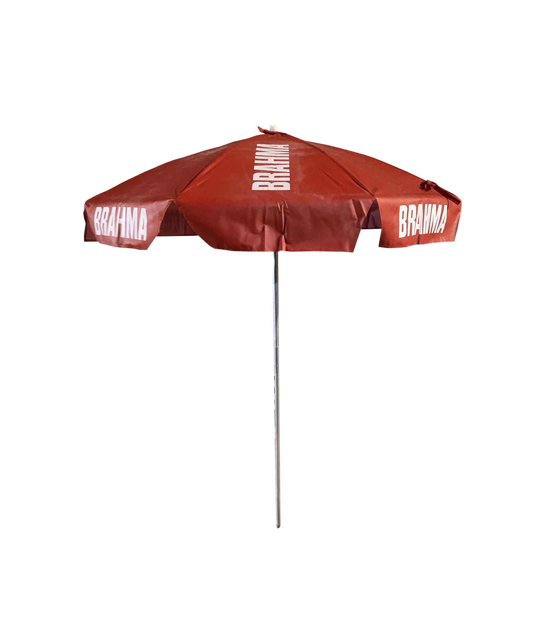 Guarda-Sol Vermelho Brhm 1,60 Ø com Abas - 100% Alumínio - Praia Pesca ...